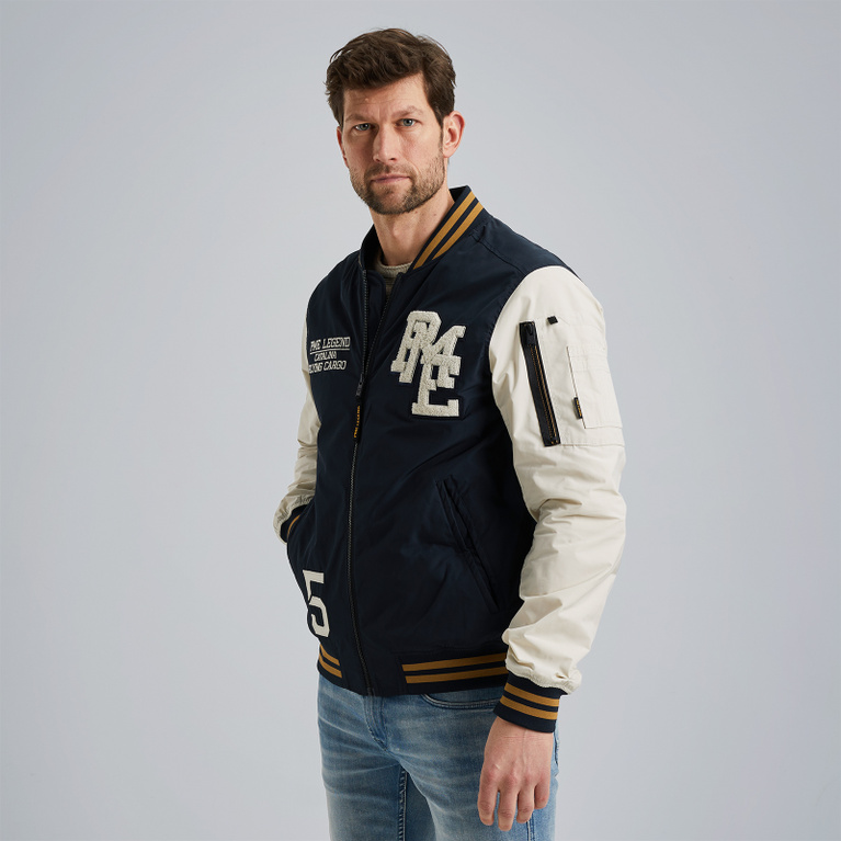 PME LEGEND | Reliant varsity jacket | Free shipping and returns